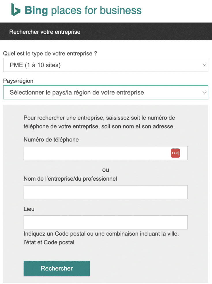 Comment être référencé sur Bing Places For Business - SEO PASSION